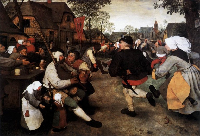 The Peasant Dance by Pieter Bruegel the Elder – my daily art display