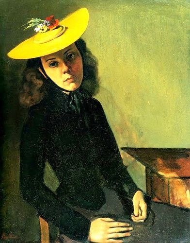 Girl in Green and Red by Balthus – my daily art display