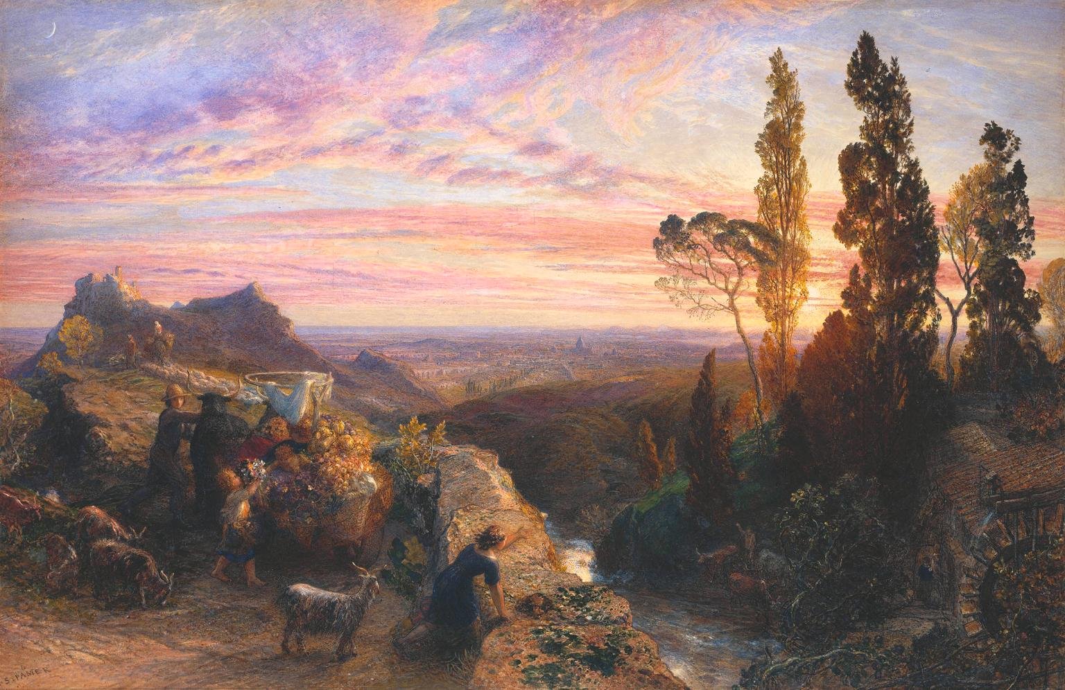 A Dream in the Apennine by Samuel Palmer (1864) – my daily art display