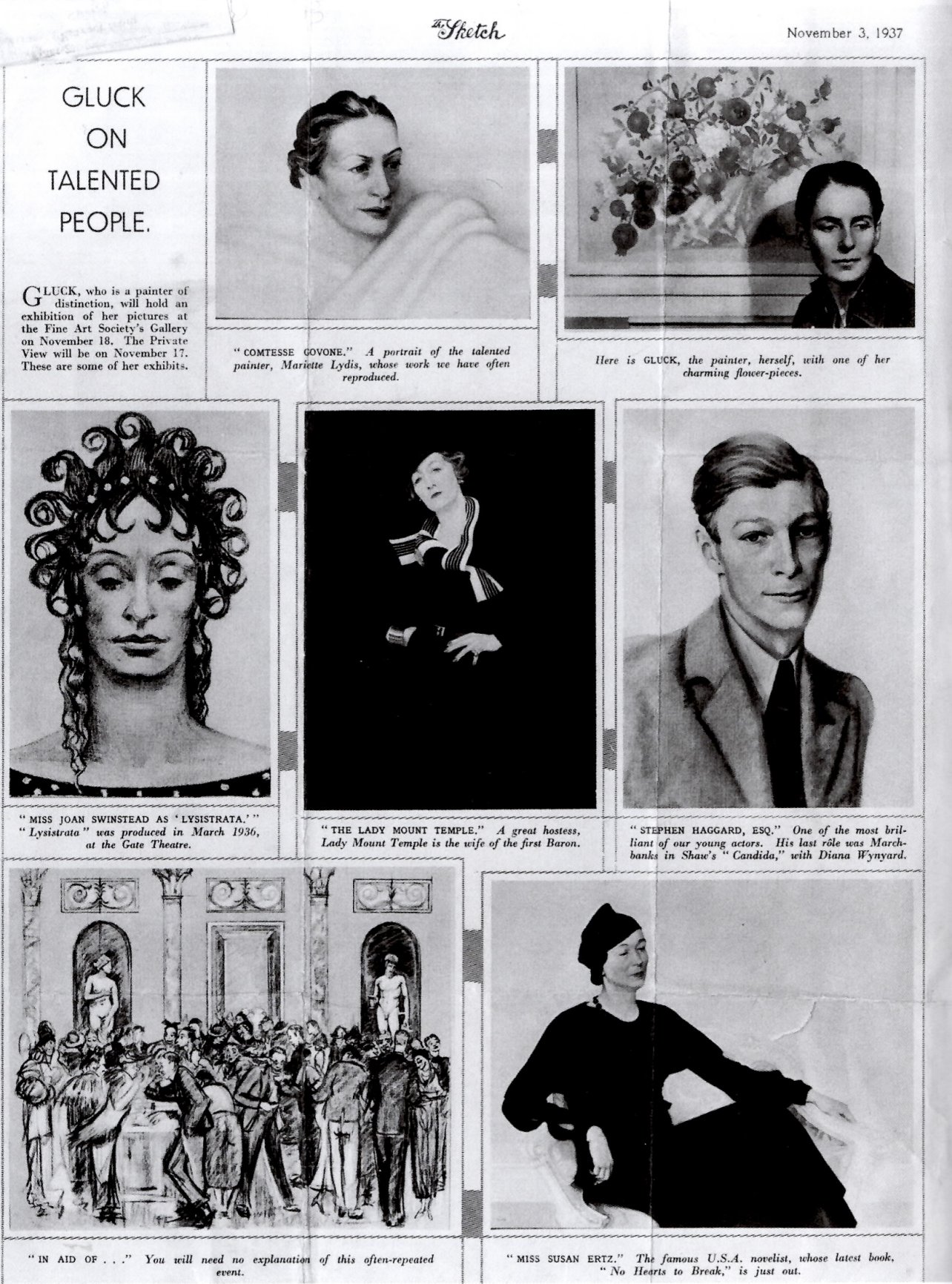Hannah Gluckstein (Gluck) – Part 4 – Nesta Obermer and the Fine Art ...