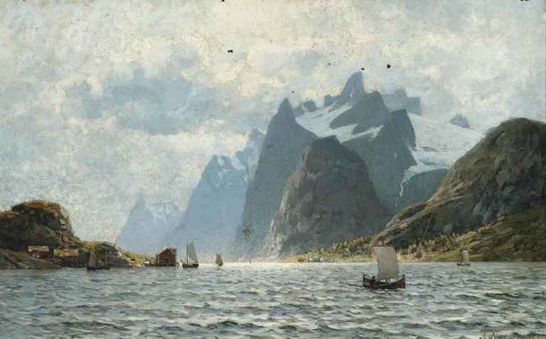 Eilert Adelsteen Norman – The Norwegian Fjord painter. – my daily art ...