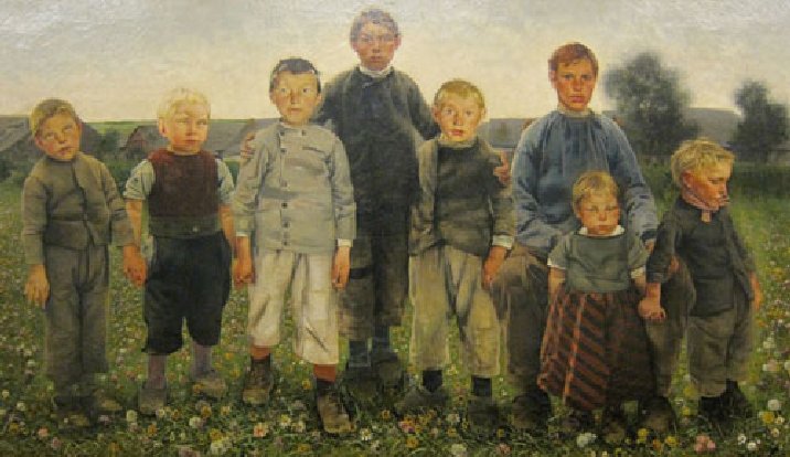 Léon Frédéric. Part 1. The Naturalist painter – my daily art display