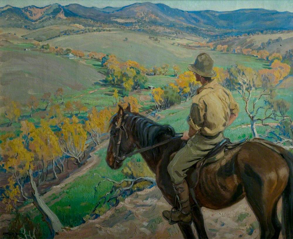 Nicholas, Hilda Rix, 1884-1961; His Land – my daily art display